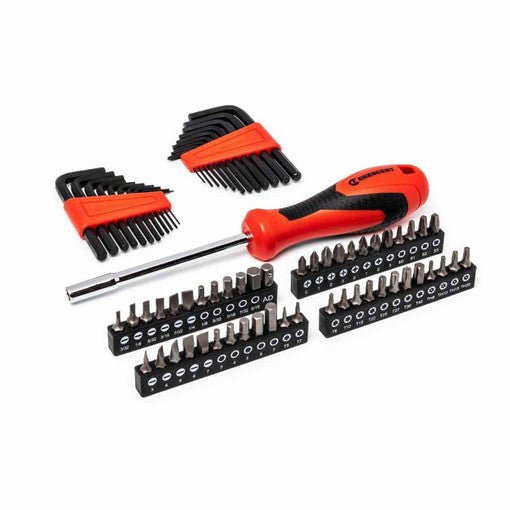 CRESCENT CTK180 180 PC 1/4 AND 3/8 DR 6 PT SAE/METRIC PROFESSIONAL TOOL ...