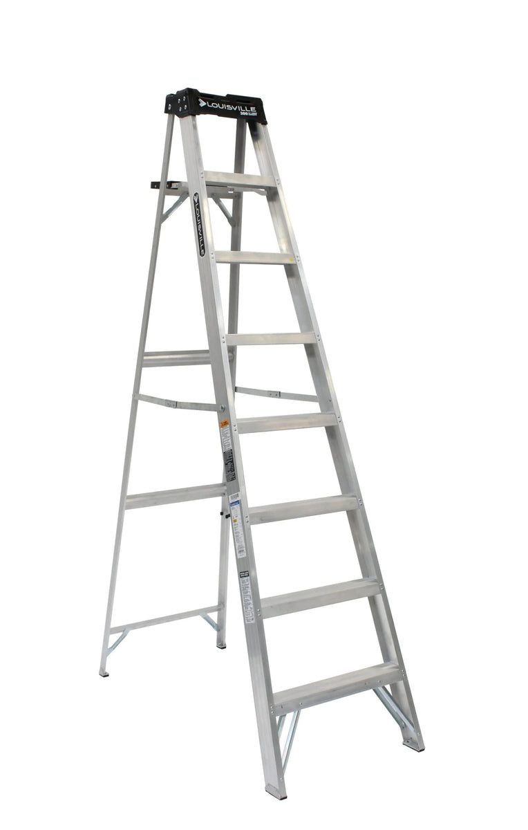 LOUISVILLE LADDER ALUMINUM STEP LADDER, TYPE IA, 300-POUND LOAD ...