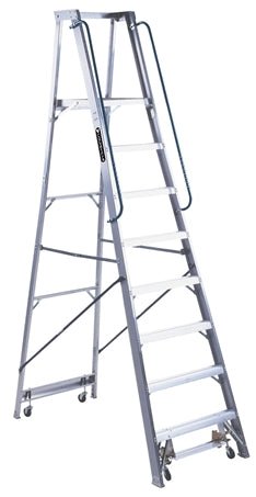 SERIES AP5000 LOUISVILLE LADDER 4- 10 FOOT ALUMINUM PLATFORM LADDER ...