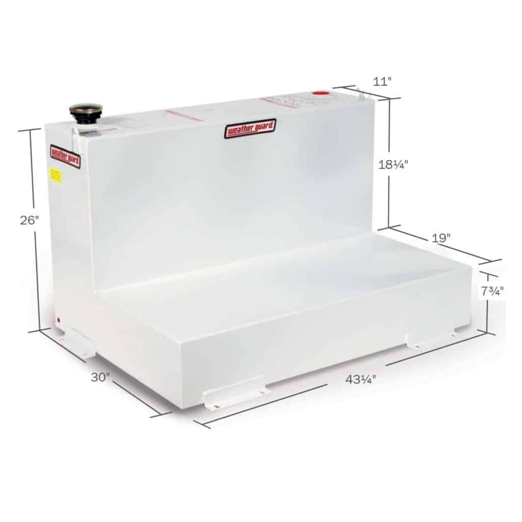 Transfer Tank, L-Shape, 75 gal (352-3-02) | American Ladders & Scaffolds